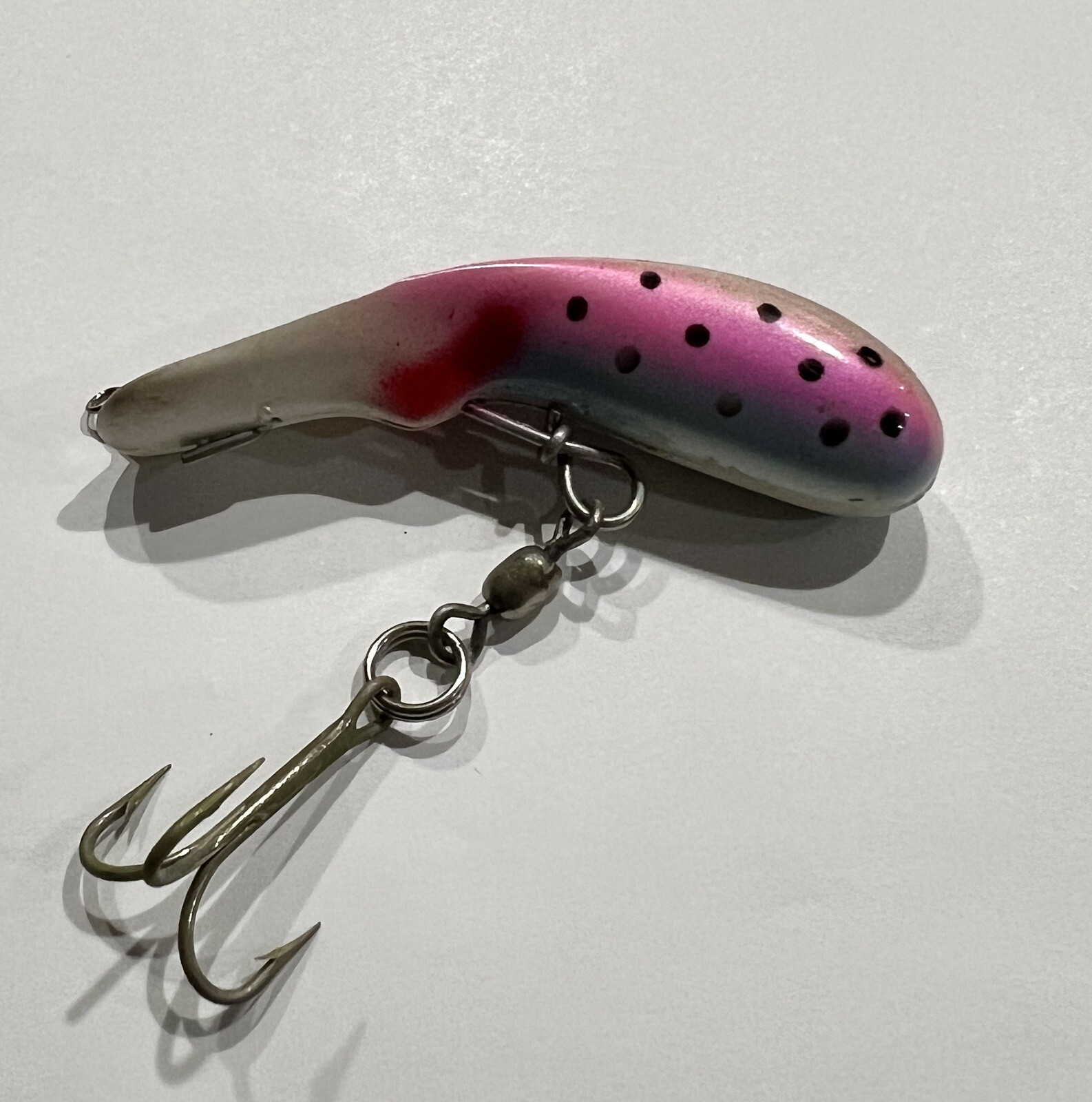 VINTAGE LUHR JENSEN FIRE PLUG CRANKBAITS 2 3/8" Rainbow Trout Nice | eBay