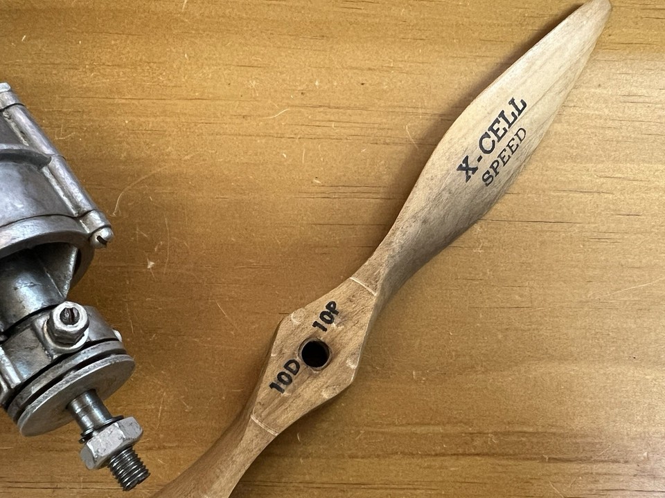 Vintage Model Airplane Engine Fleetwind X-cell Propeller | eBay