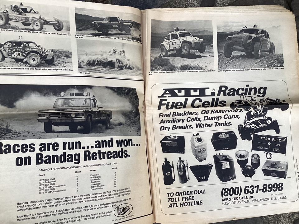 Rare Original Vintage May 1978 Score Mint 400 Off Road Magazine 39 pgs ...