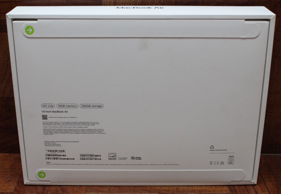 BRAND NEW Apple MacBook Air 13.6" M4 16GB RAM 256GB SSD Midnight ...