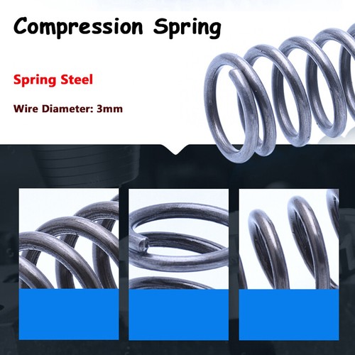 Black Compression Springs Pressure Spring Wire Dia Ø3mm OD Ø16~40mm ...