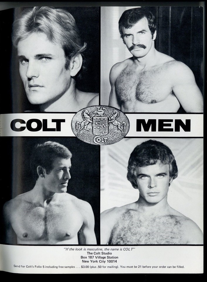 Colt Men #1 Colt Studios Jim French 1975 44pgs Gay Physique Magazine ...