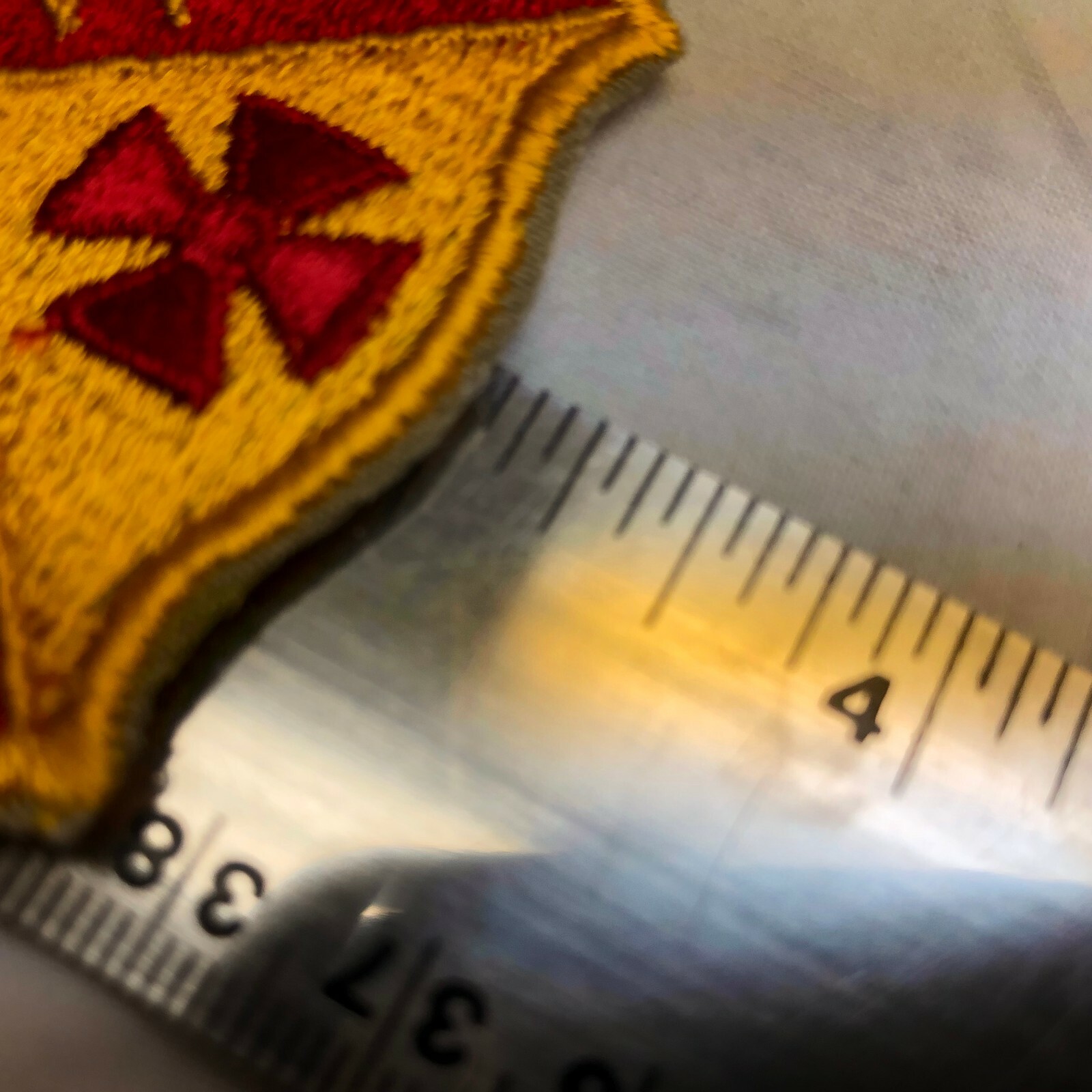 Military Patch 701st Maintenance Company Red Yellow Field Variant 701 ...