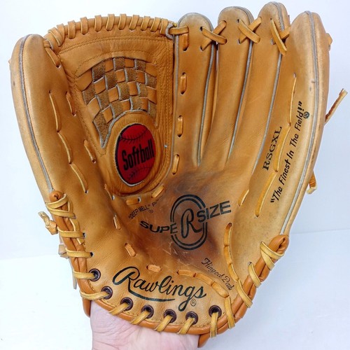 Rawlings RSGXL Fastback Softball l4” RHT Super R Size Leather Glove | eBay