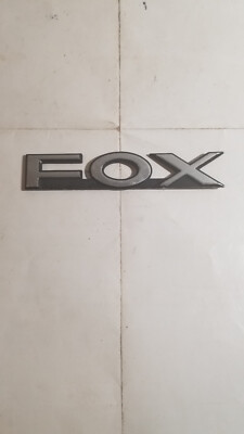 Original 1970 s Audi Fox Stick-On Script Emblem Qty 1 | eBay