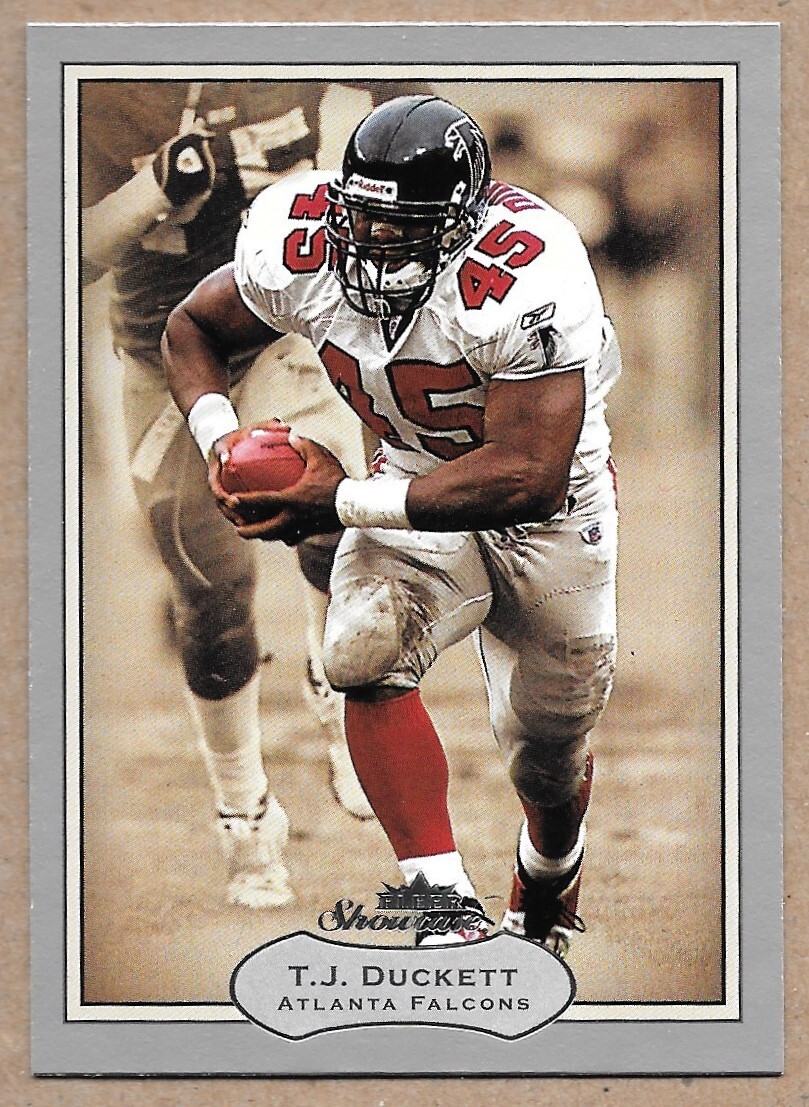 2003 Fleer Showcase - #20 T.J. Duckett, T.J. Duckett for sale online | eBay