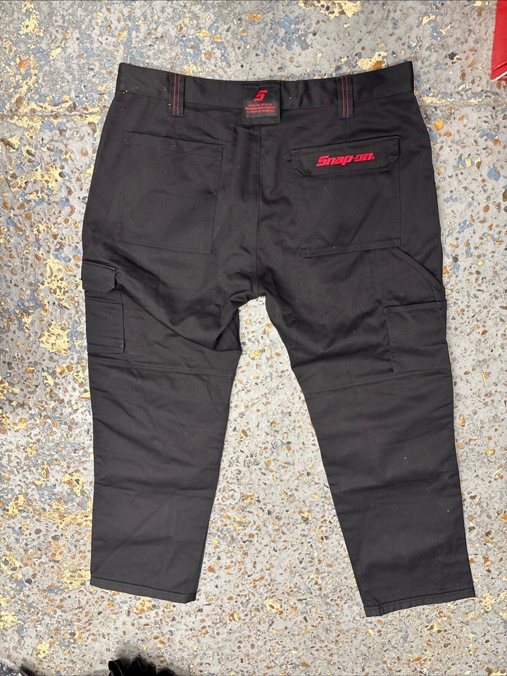 *New* Snap On Tools Official Merchandise Cargo Work Trousers Black W 40 ...