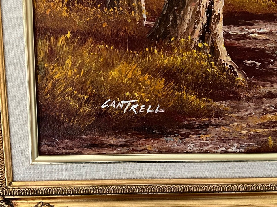Phillip Cantrell signed original landscape painting: oil on canvas | eBay