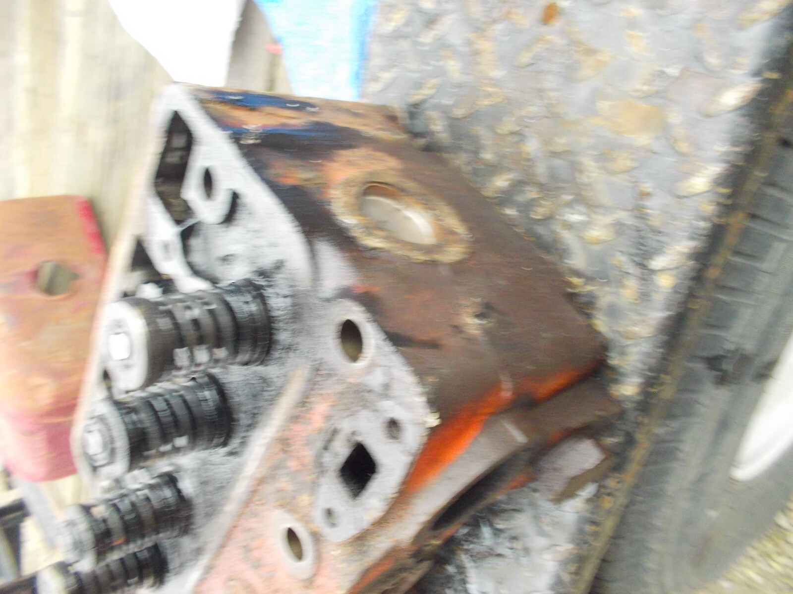 Case 731 Diesel D tractor engine motor Front Rear cylinder head A20957 ...