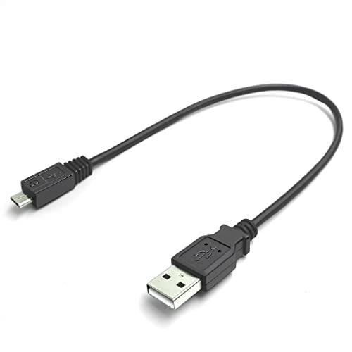 10 Inch Short Micro Usb Charger Cable Male A To Micro B Black For ...