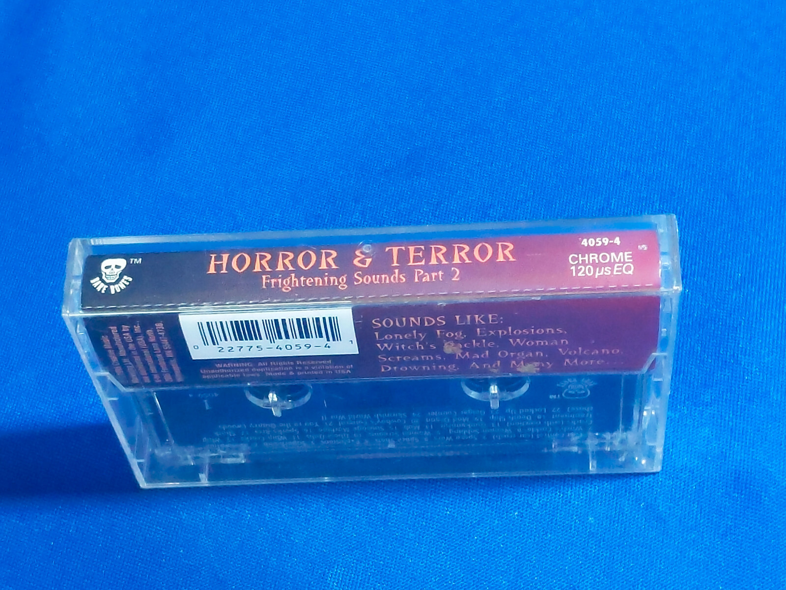 Rare Sealed Cassette Tape Horror Terror Frightening Sounds Pt 2 1995 ...