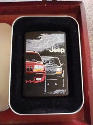 Zippo Silhouettes Jeep Lighter 1999 Never Struck | eBay