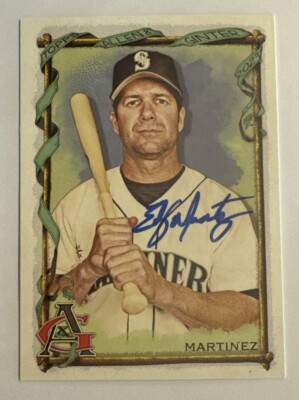 Signed 2023 Topps Allen and Ginter SP #302 Edgar Martinez Seattle ...