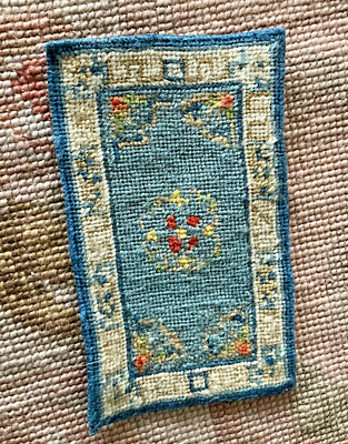Dollhouse Miniature Petite Point Rug Floor Covering Carpet 2220 | eBay