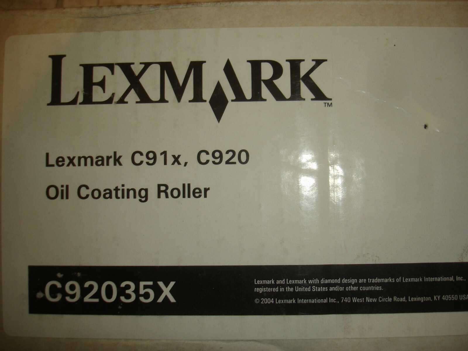 Lexmark C910/C920 Oil Coating Roller C92035X | eBay