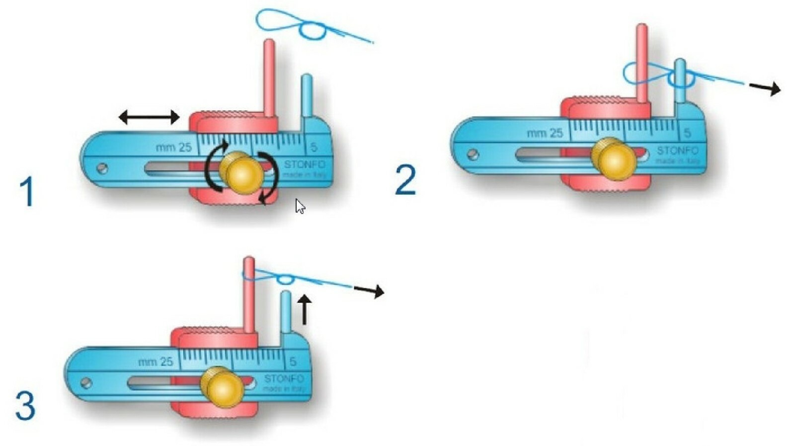 STONFO 76 ADJUSTABLE LOOP TYER FOR MATCH FEEDER FLOAT CARP FISHING HOOK ...