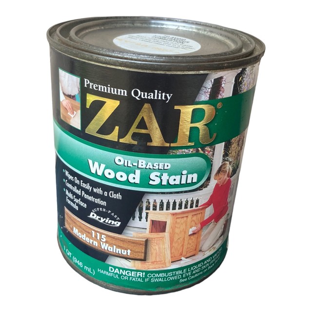 ZAR 11512 Oil Based Wood Stain 1 Quart Modern Walnut for sale online | eBay