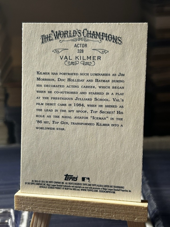 2015 Allen & Ginter - Val Kilmer (Actor) #328 | eBay