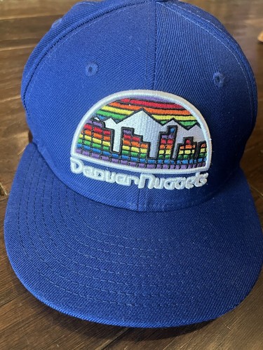 Vintage Denver Nuggets Fitted Hat Cap New Era Pro Model 100% Wool Size 7 3/8 NBA | eBay