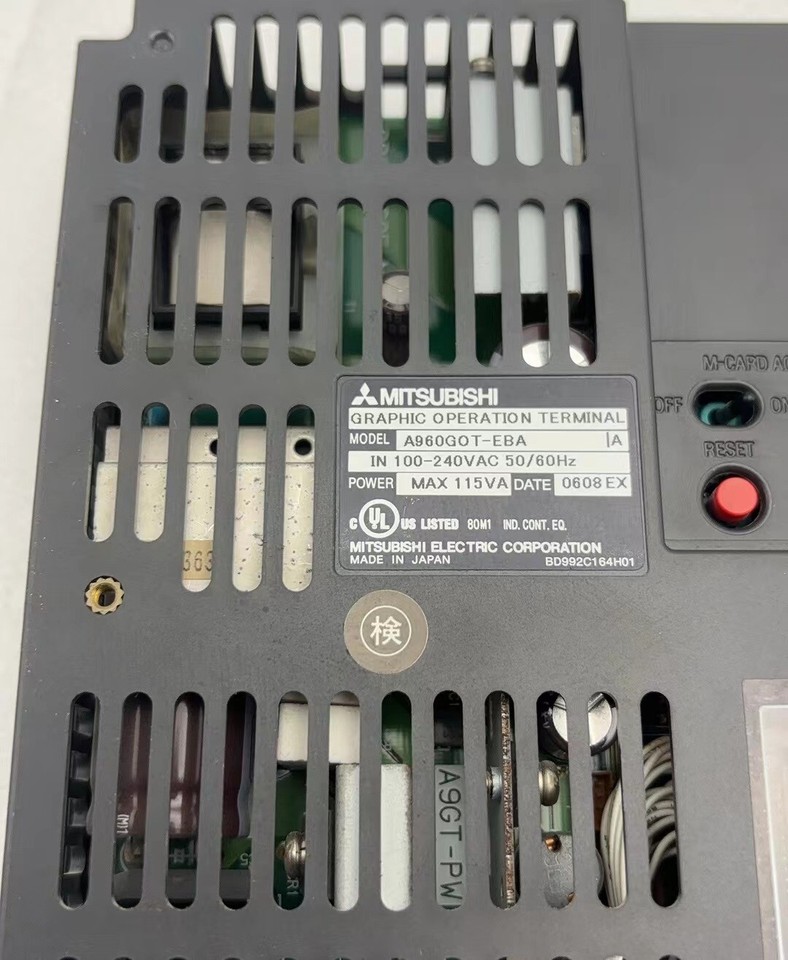 Used Mitsubishi GRAPHIC OPERATION TERMINAL TOUCH PANEL WHOLE UNIT ...