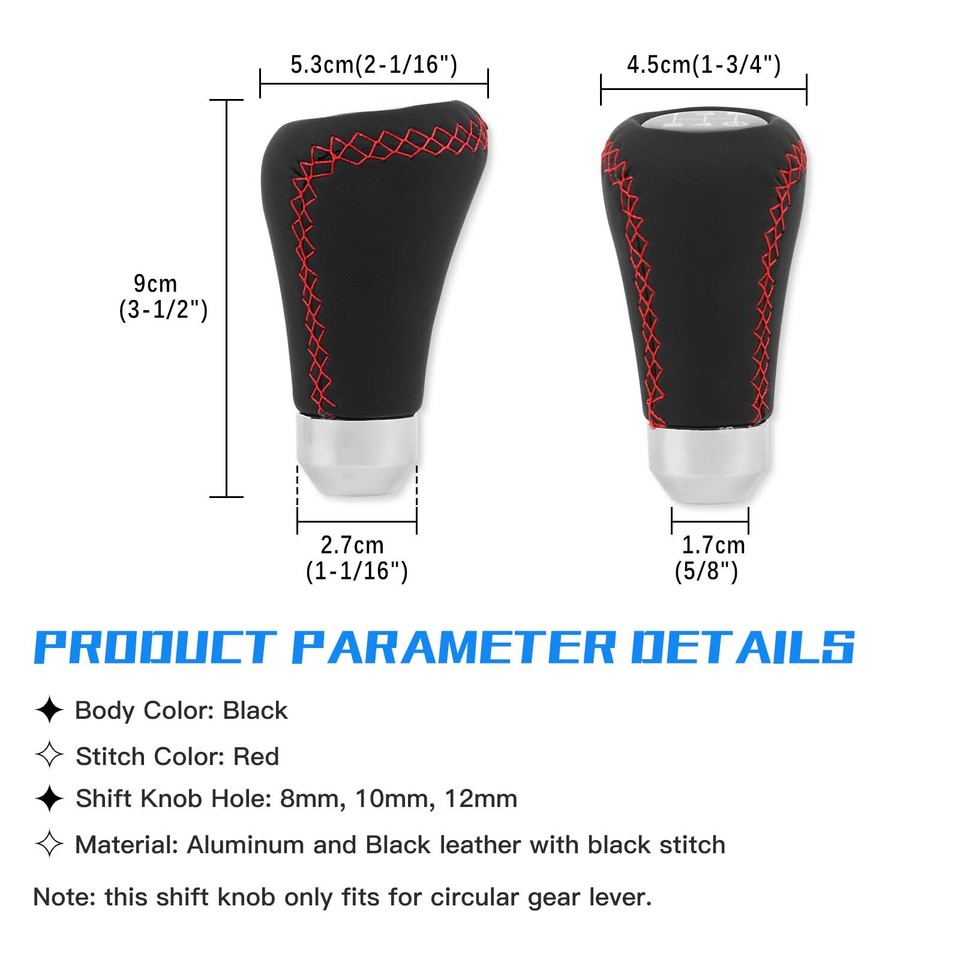 5 Speed Manual Gear Stick Shift Knob Shifter Lever Head For Mazda RX-8 ...