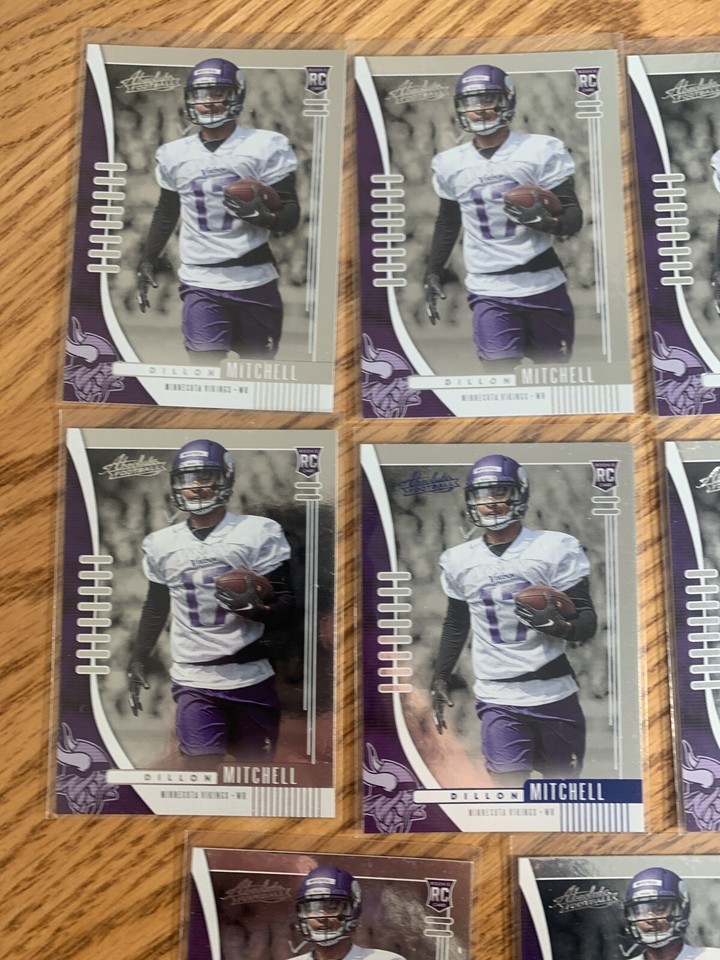 Dillon Mitchell 2019 Absolute Football #171 RC Minnesota Vikings (8) | eBay