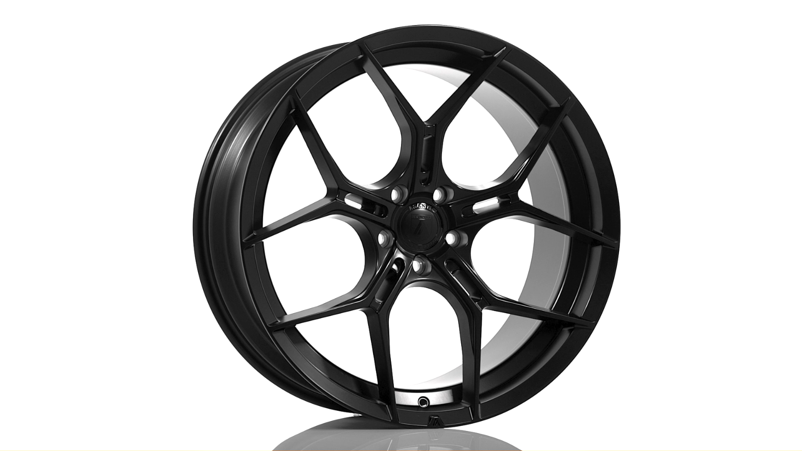 Set 4 Asanti Black ABL-37 Monarch 22x9 5x120 Satin Black Wheels 22 ...