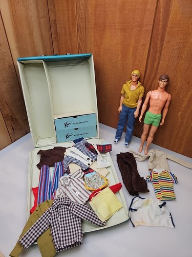 Vintage 1968 Ken Doll & Collector Case W/ Clothes & Accessories RARE | eBay