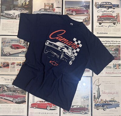 New Chevy Chevrolet SS Camaro Classic Men's Vintage Throwback T-Shirt ...
