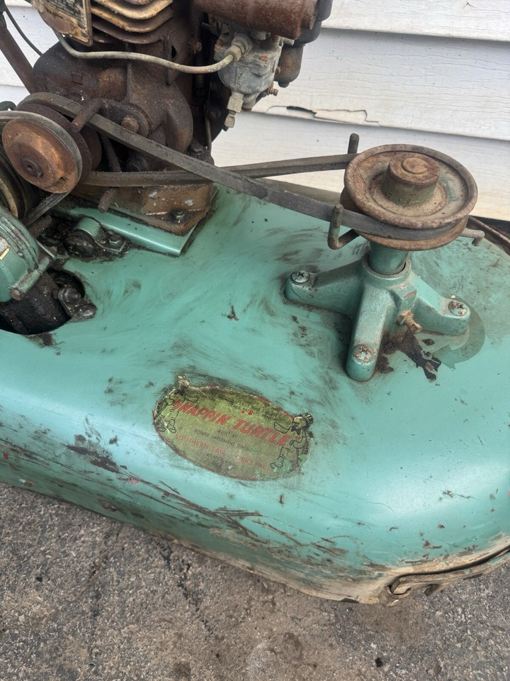 Vintage 1950’s Snappin' Turtle Snapper mower Briggs & Stratton Motor | eBay