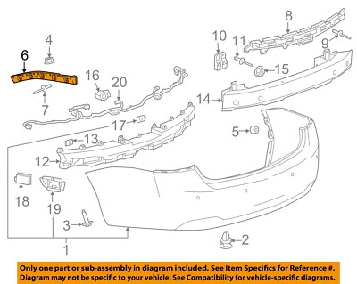 Chevrolet GM OEM 14-18 Impala Rear Bumper-Outer Bracket Left 23145891 ...