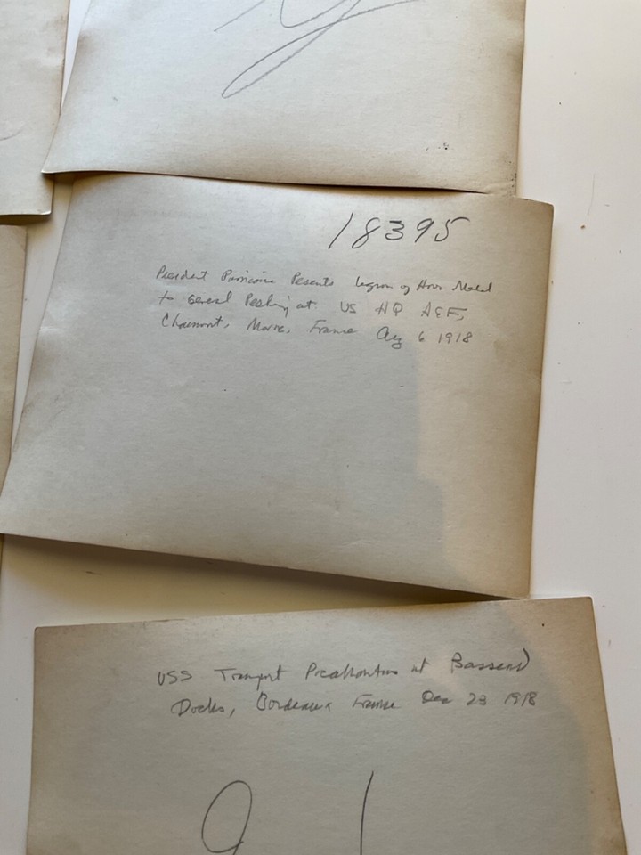 522 WWI US ARMY AEF PHOTOS LOT OF 6 WILSON PERSHING US GRAVES CLAREMONT ...