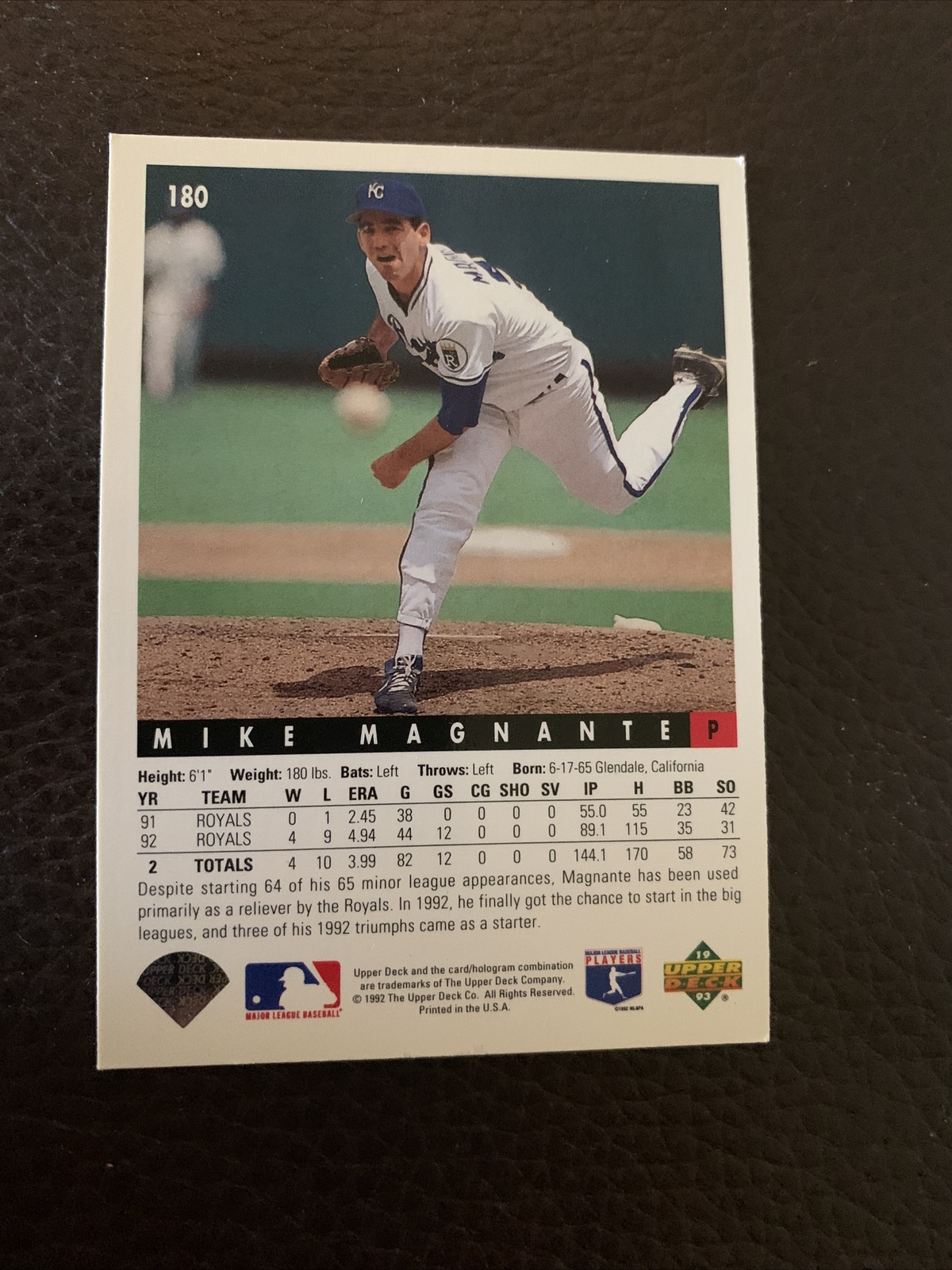 1993 Upper Deck - #180 Mike Magnante for sale online | eBay