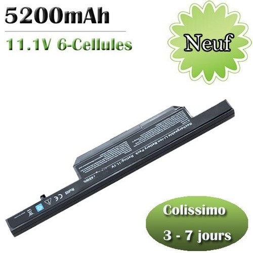 Batterie Pour CLEVO W150HNM W150HRM W170HN W240EUQ W250ES W251EG W251EQ ...