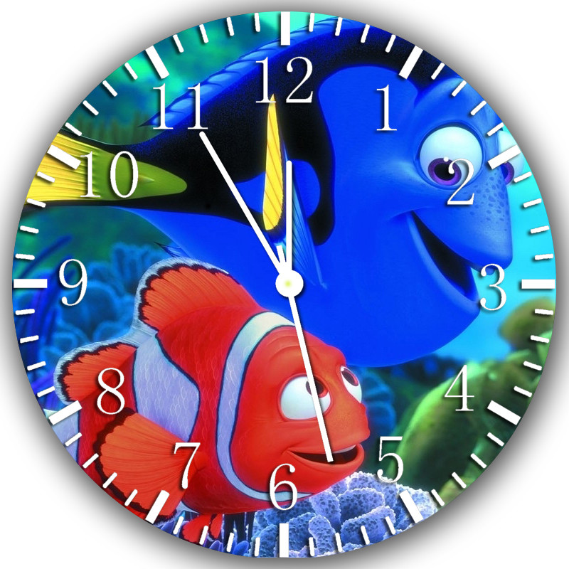 Disney Finding Dory Frameless Borderless Wall Clock Nice For Gifts or ...