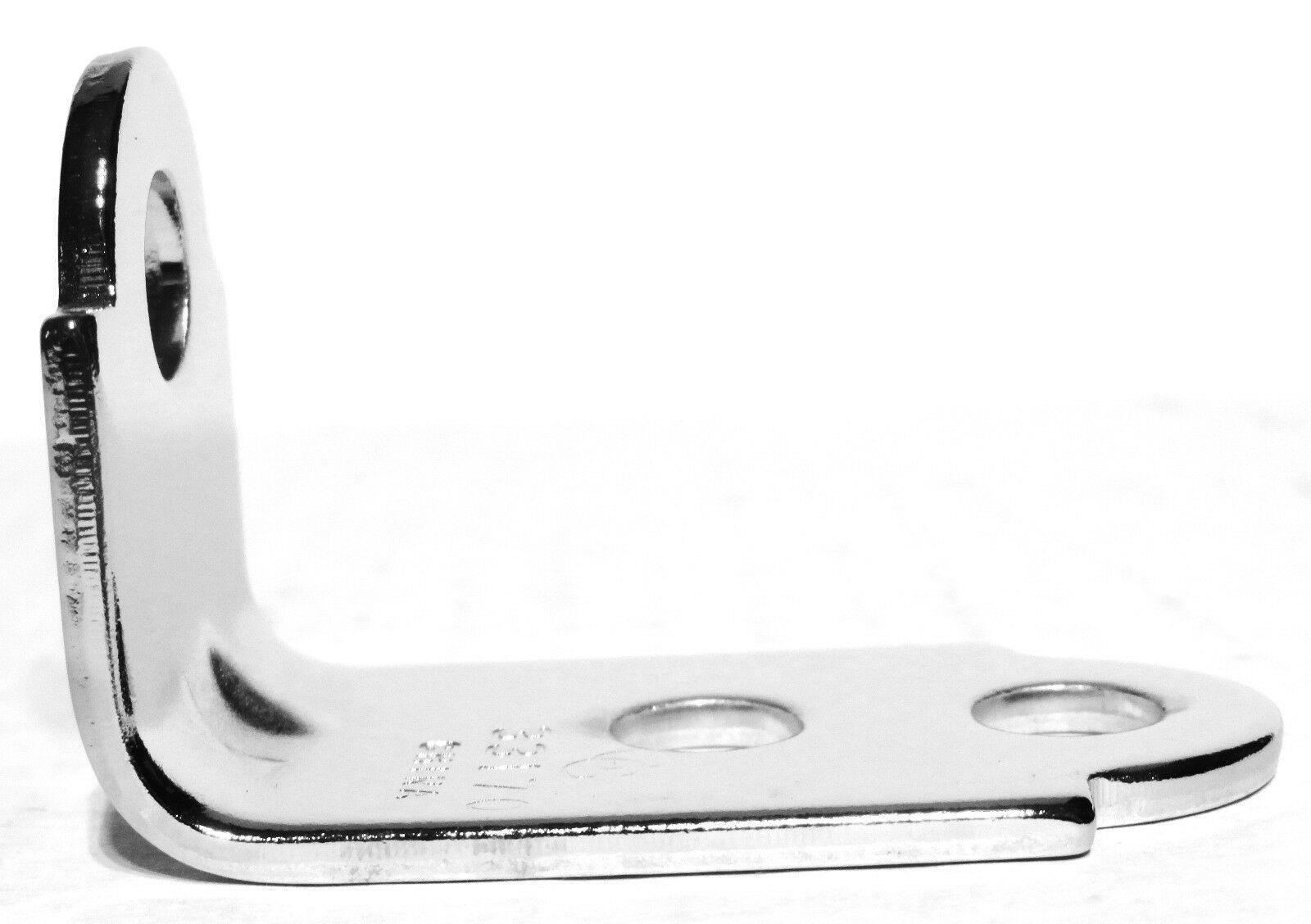 L-Shaped Mirror Door Bracket Stainless Steel 1-3/4 X 1 X 1-1/4” GG ...