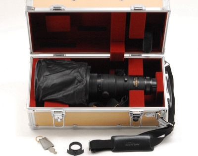 🎦【 Exc+5 in Trunk 】Nikon Ai-s Nikkor 500mm f/4 P ED MF Lens w/Hood From ...