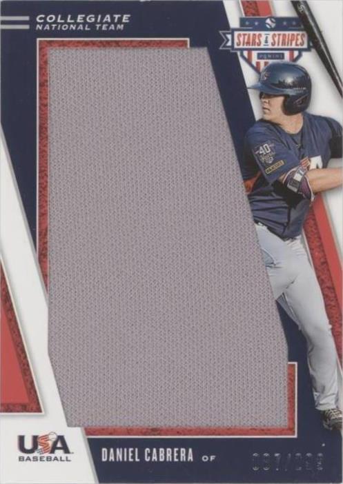 2019 Panini USA Baseball Stars & Stripes - Jumbo Relics Daniel Cabrera ...
