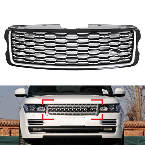 Front Bumper Upper Grille Chrome For 2013-2017 Land Rover Range Rover ...