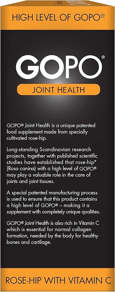 GOPO Joint Health | Rose-Hip With Vitamin C | High Level of GOPO | 200 ...