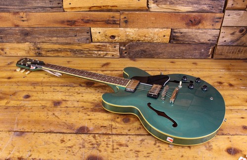 Epiphone ES-335 Pro Semi-Hollow Electric Guitar Inverness Green DAMAGED ...