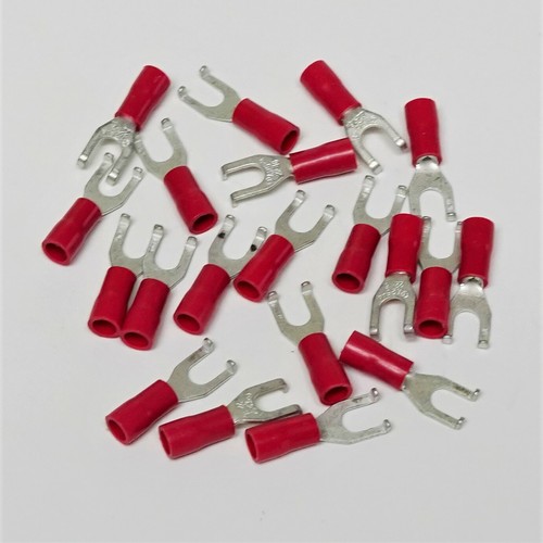 Supco T1042 Insulated Flange Spade Terminal Connector for 22-18 Wire #8 ...