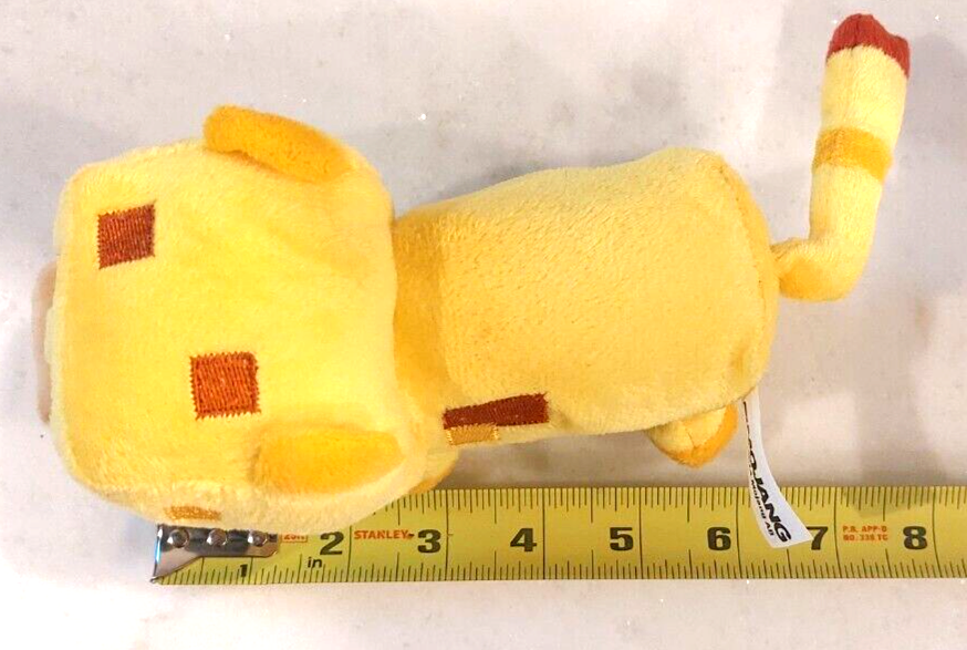 Minecraft OCELOT PLUSH Toy 10”JINK Mojang Stuffed Animal Yellow Cat Toy ...