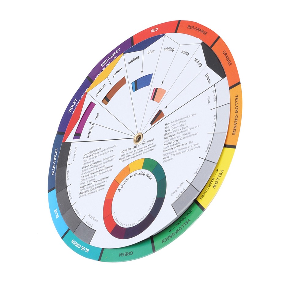 Tattoo Ink Set Tattoo Ink Color Pigment Wheel Chart Tattoo Pigment Mix ...