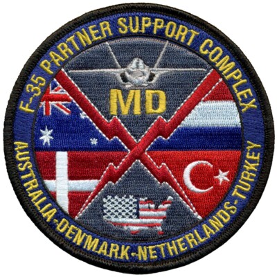 USAF F-35 PARTNER SUPPORT COMPLEX – MISSION DATA PATCH | eBay