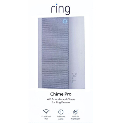 Ring Chime Pro Gen 2 WiFi Doorbell Chime & WiFi Extender | White | eBay ...
