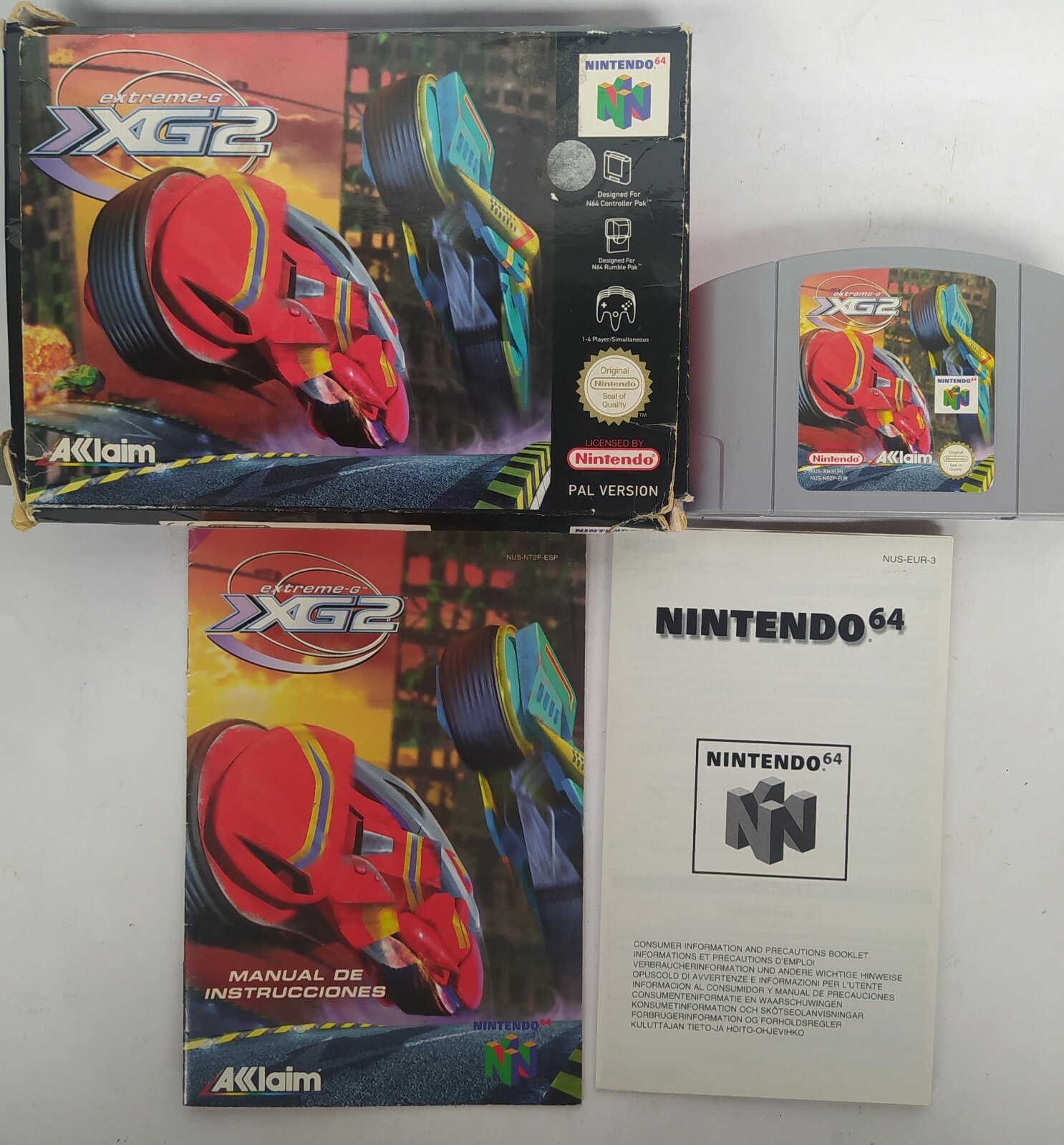 Extreme-G 2 Nintendo 64 - Juegos Retro Database