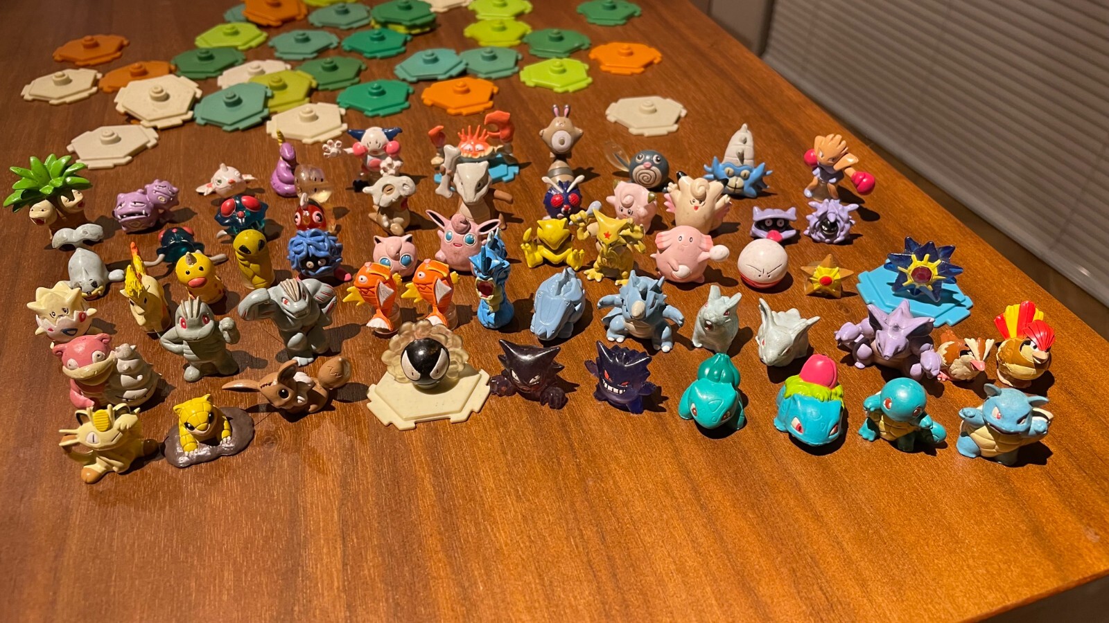 BANDAI Pokemon Full Color Stadium Figure 1998 Set of 57 Japan Limited ...