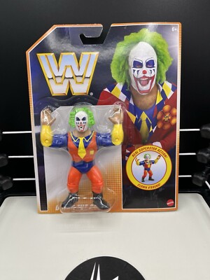 WWE WWE Mattel Retro Doink The Clown Wave 3 Wrestling vintage Hasbro ...