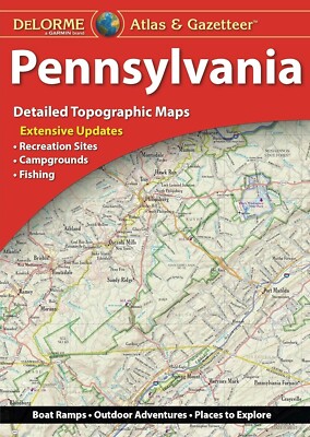 Pennsylvania Atlas & Gazetteer, by DeLorme | eBay